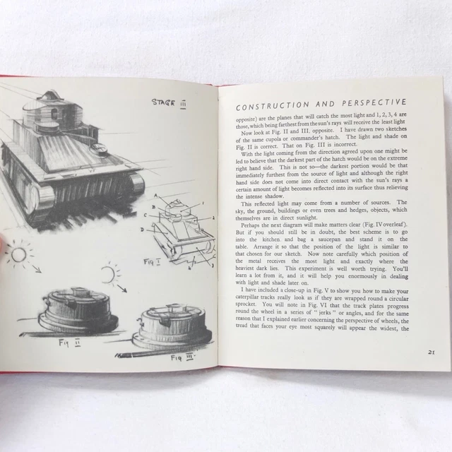 WW2 1945 BRITISH Tank Drawing Manual Cuneo Matilda Panzer Afv Bren Gun ...
