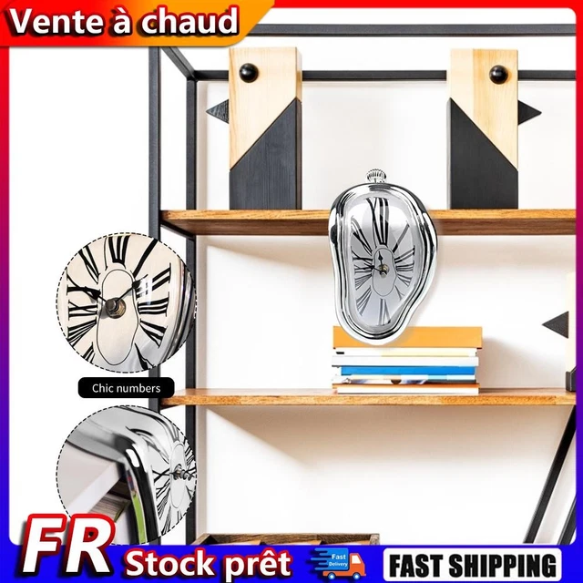 MELTING CLOCK DEFORMATION Clock Roman Number Gifts for Art Lovers ...