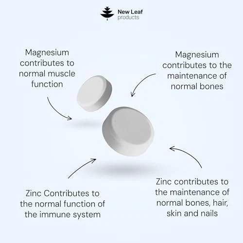 MAGNESIUM SUPPLEMENTS 516MG - 120 Magnesium Tablets Supports Muscle ...