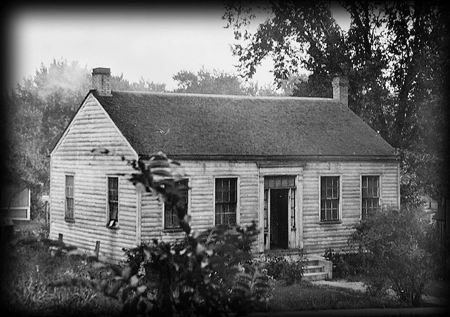 PRINTED HOUSE PLANS Wood And Stone Colonial Style Cottage Historic printed-house-plans-wood-and-stone-colonial-style-cottage-historic