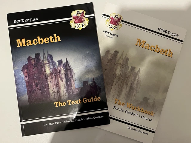 MACBETH GCSE REVISION Bundle for 2025 Exams - with Answers - CGP NEW £15.00 - PicClick UK