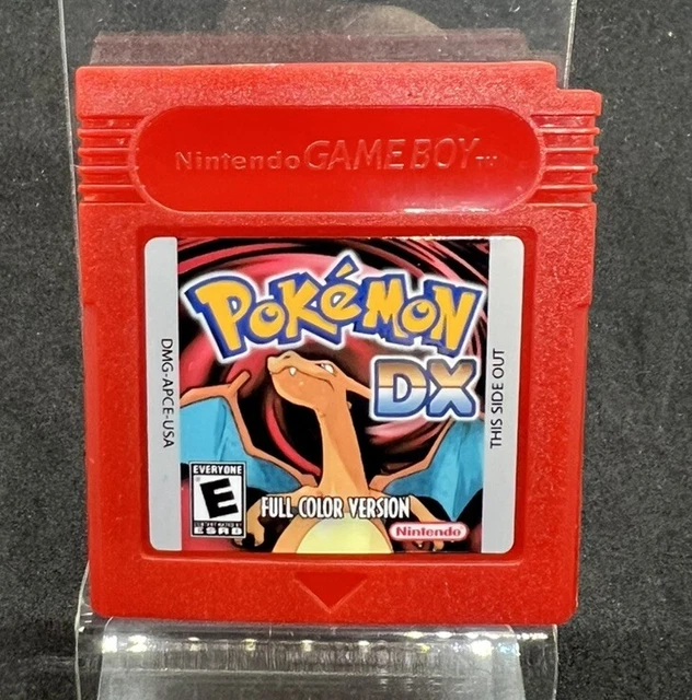 1ST CLASS POKEMON Red DX Full Color Version Nintendo Gameboy Color Game ...