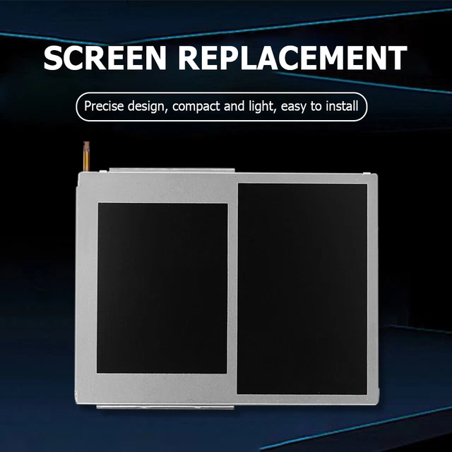LCD SCREEN REPAIR Parts Top Bottom Screen Easy Installation for 2DS ...