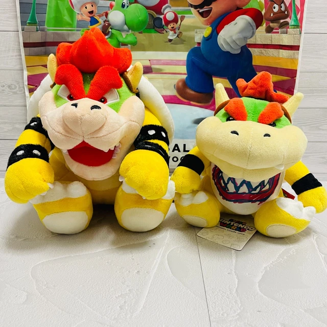USJ BOWSER & Bowser Jr. Set of 2 Plush Doll toy Super Nintendo World ...
