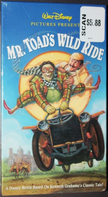 MR. TOAD'S WILD RIDE (vhs) Terry Jones, Steve Coogan. Brand NEW. Rare ...