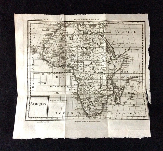 ORIGINAL ENGRAVING. MAP Of Africa. Circa 1810 £22.83 - PicClick UK