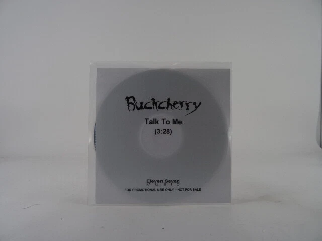 BUCKBERRY TALK TO ME (B25) 1 Track Promo CD Single White Sleeve ELEVEN ...