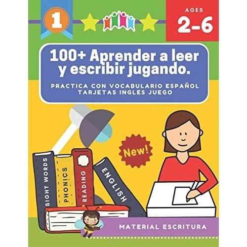 100+ APRENDER A leer y escribir jugando. Practica con v - Paperback NEW ...