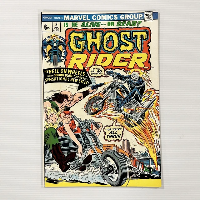 GHOST RIDER #3 1973 VF Pence Copy EUR 26,59 - PicClick IT