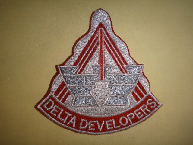 VIETNAM WAR PATCH US 34th ENGINEER Battalion DELTA DEVELOPERS £10.93 ...