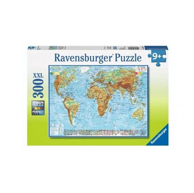 RAVENSBURGER PUZZLE 300PC XXL - World Political Map EUR 14,41 - PicClick FR