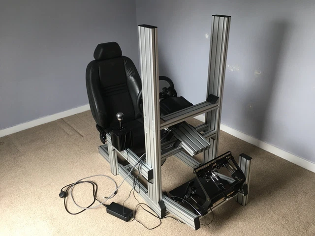 8020 ALUMINIUM PROFILE Sim Racing Rig Fanatec CSW 2.5, Shifter ...