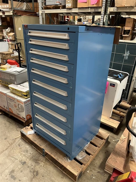 10-DRAWER LYON TOOL / Parts Cabinet (missing locking mechanism) $875.00 ...