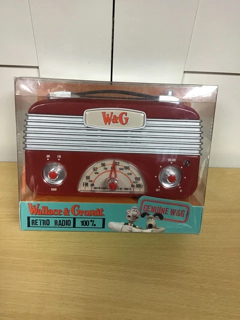 WALLACE AND Gromit Retro Radio In Original Packaging £89.99 - PicClick UK