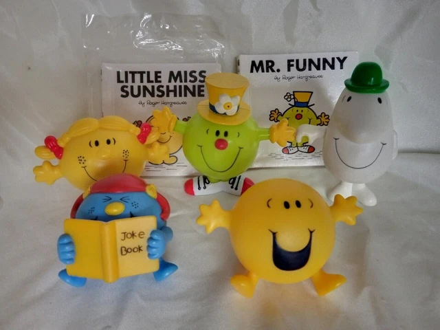 MCDONALDS MR MEN LITTLE MISS Sunshine Mr Funny toys £10.80 - PicClick UK