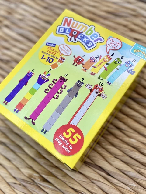 CBEEBIES NUMBERBLOCKS 100% Genuine 1-10 Number Blocks Counting ...