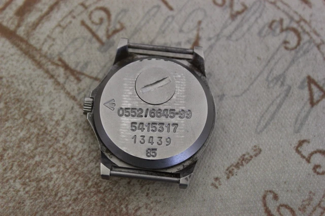 RARE VINTAGE CWC Militär Armbanduhr wrist watch 0552/6645-99 EUR 151,00 ...