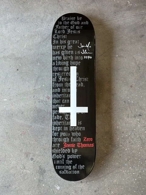 ZERO 'CROSS OF Peter' Deck Signed By Jamie Thomas £70.80 - PicClick UK
