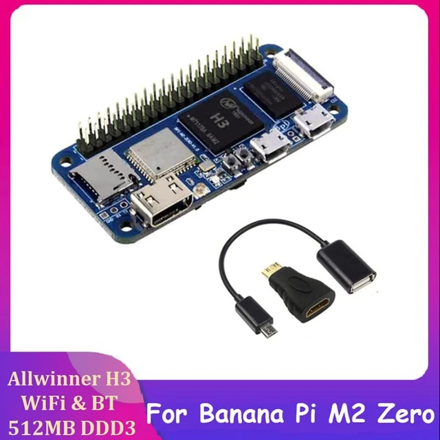 1 SET DEVELOPMENT Board Heatsinks+USB Cable for Banana Pi M2 Zero B ...