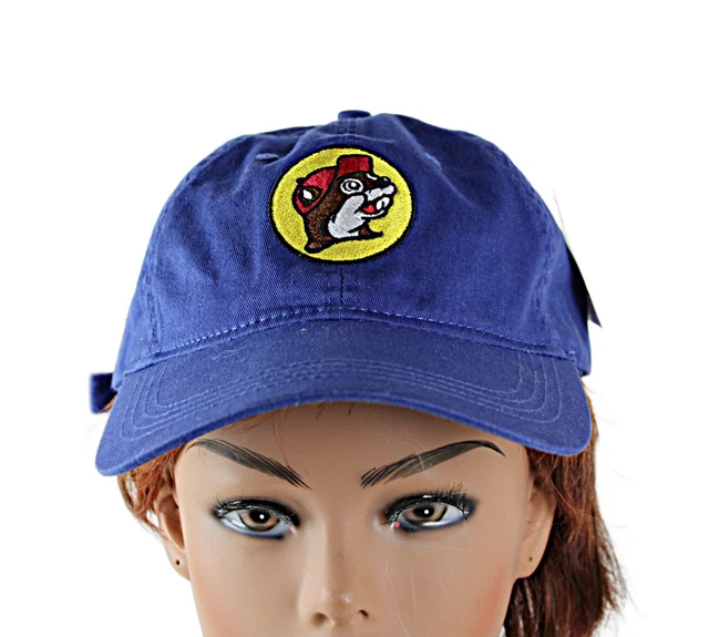 BUC-EE'S TRUCKER HAT Blue Buc ees Patch Gas Station Beaver One Size Fit ...