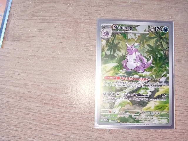 CARTE POKEMON ECARLATE et violet 151 Nidoking 174/165 Fr EUR 17,00 - PicClick FR