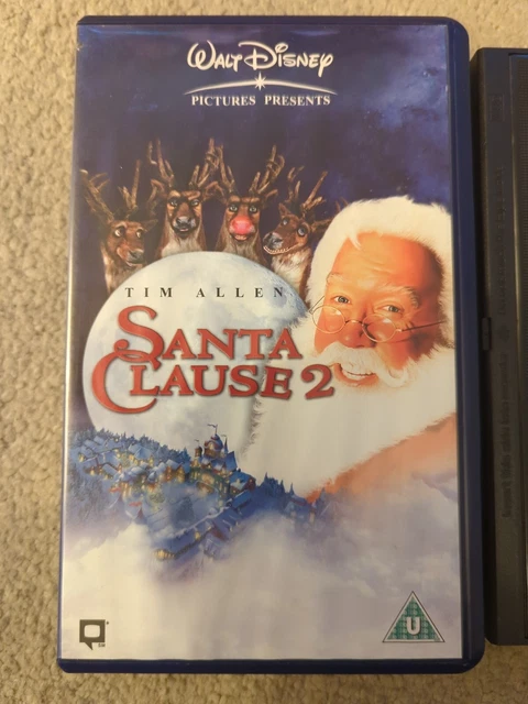 DISNEY SANTA CLAUSE 2 VHS Video Tape Classic Christmas Movie Tim Allen ...