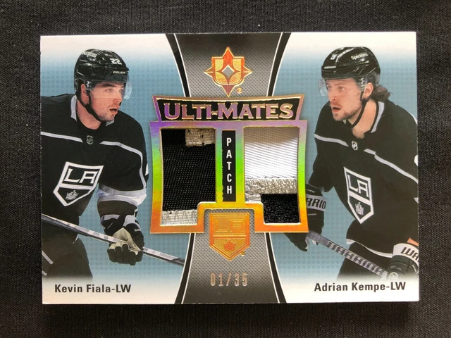 22-23 PATCH HOCKEY Collection Ultime 01/35 Kevin Fiala Adrian Kempe Tcw ...