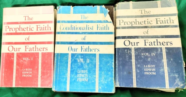 RARE THE PROPHETIC Faith of Our Fathers by LeRoy Edwin Froom 3 Vols. HC ...