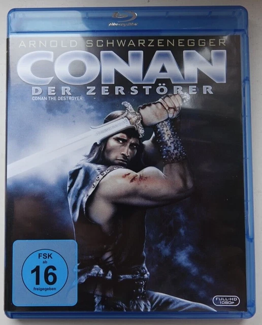 CONAN THE DESTROYER German Blu-Ray Arnold Schwarzenegger Conan Der ...