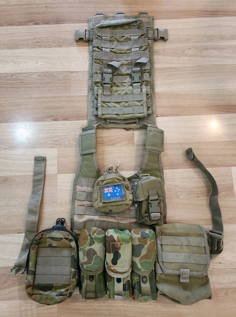 MODIFIED AUSTRALIAN SORD SCS Chest Rig Plate Carrier Webbing $180.00 ...