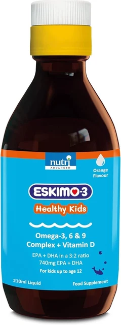 NUTRI ADVANCED ESKIMO Little Cubs for Kids Formula 210ml Orange Flavour ...