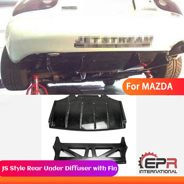 JS-STYLE FRP UNPAINTED Rear Bumper Diffuser Lip For Mazda MX5 NA Miata ...