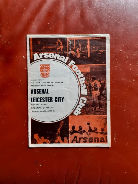 6 ARSENAL Football Programmes. 1970/71-90/91 £3.28 - PicClick UK