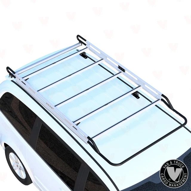 UNIVERSAL PREMIUM HEAVY-DUTY Aluminum Silver Ladder Rack 4 Minivan from ...