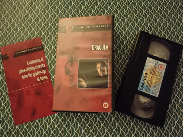 DRACULA HAMMER HORROR VHS Christopher Lee Peter Cushing 1957 £1.75 ...