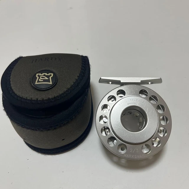 MOULINET MOUCHE HARDY Marksman 2/3 avec sacoche de moulinet d'occasion ...