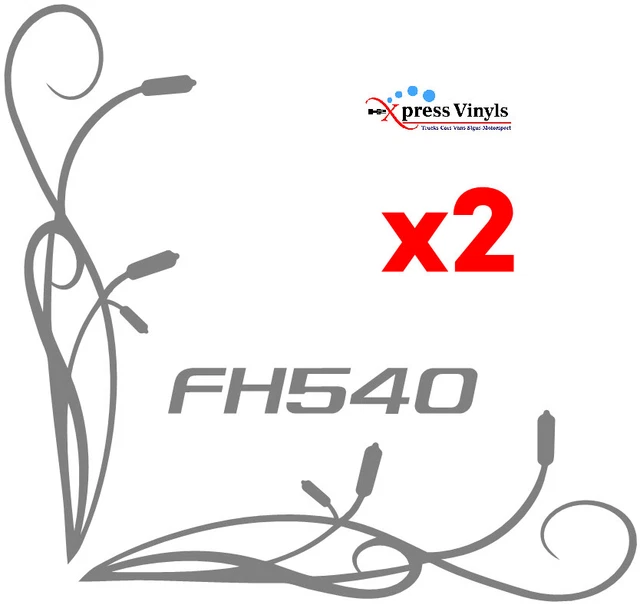 VOLVO TRUCK CAB window decals x 2. volvo vinyl stickers graphics FH FMX ...