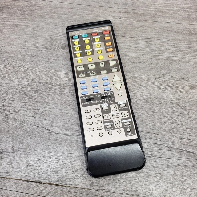 GENUINE DENON RC-903 A/V Receiver Remote Control Original Tested No ...