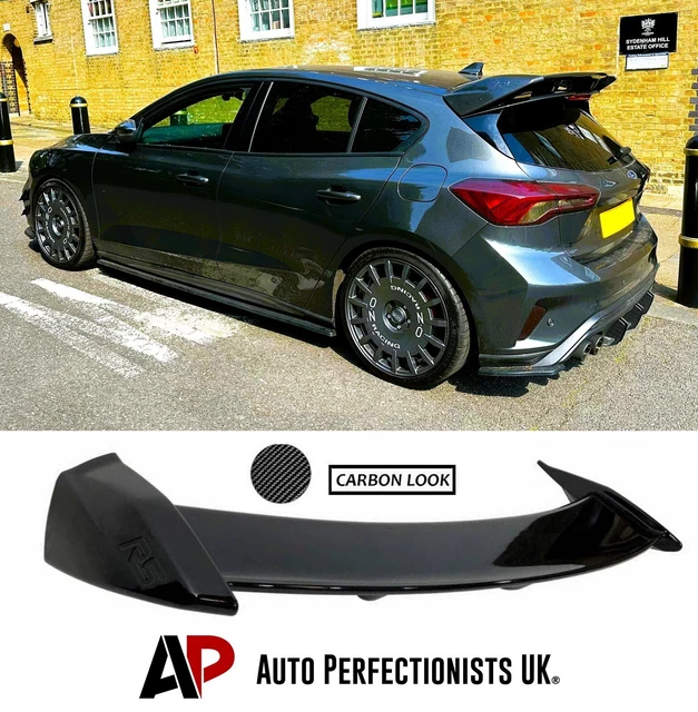 FORD FOCUS 'RS Style' Look ST MK4 MK4.5 Carbon Fibre Rear Boot Roof ...