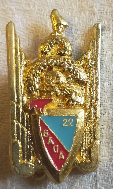 INSIGNE ALAT : 22e GROUPE AÉRIEN D'OBSERVATION D'ARTILLERIE (22e GAOA) EUR 6,00 - PicClick FR