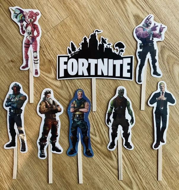 FORTNITE INSPIRED CAKE Topper (Season 3 Chapter 1, Latest Skins) £5.49 ...