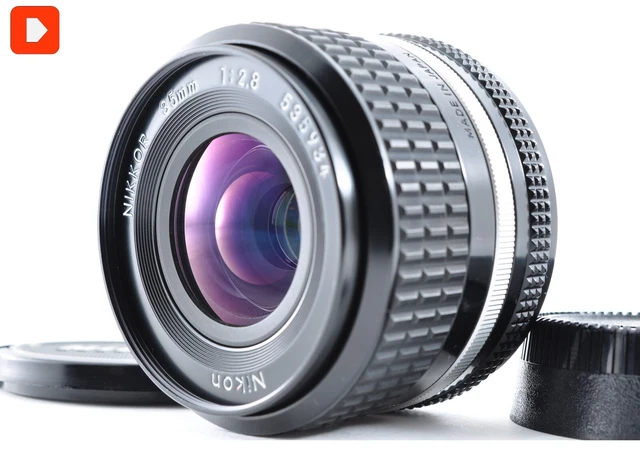 TESTED! NIKON NIKKOR Ai-s AIS 35mm f/2.8 Wide Angle MF Prime Lens Exc ...