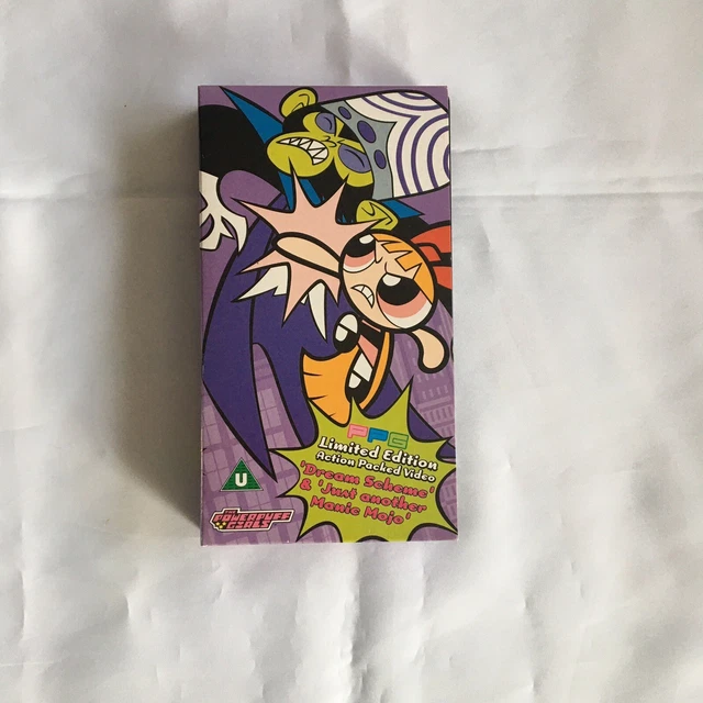 THE POWERPUFF GIRLS Two Episode VHS Tape, Dream Scheme and Just Another ...