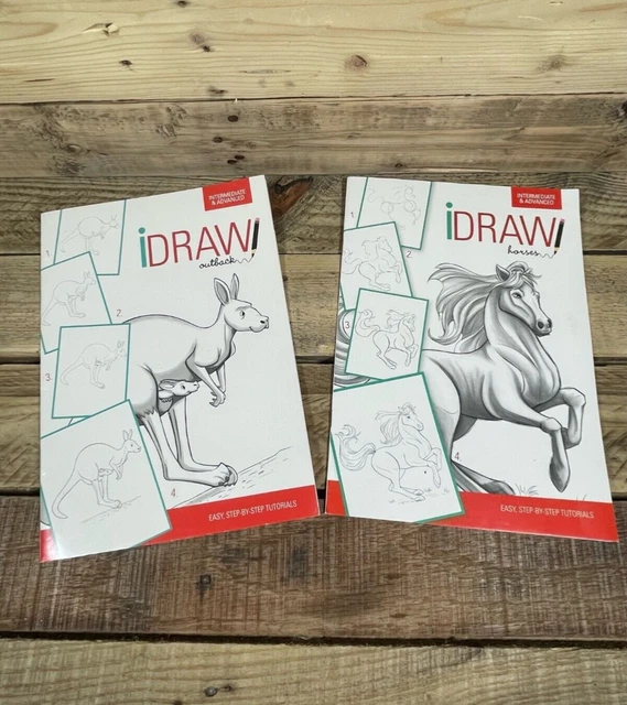IDRAW OUTBACK HORSES Learn to Draw Step By Step Tutorial 2019 Int ...