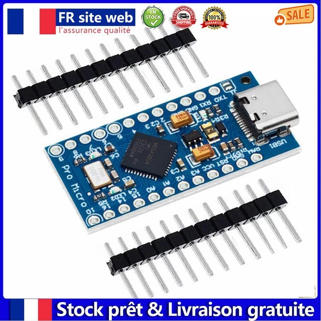 CARTE PRO MICRO Module ATmega32U4 5V/16MHz pour Arduino IDE V1.0.1 ...