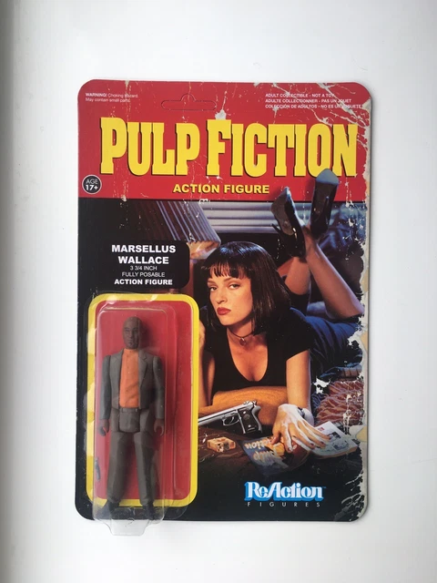 MARSELLUS WALLACE - Modellino Pulp Fiction Super7 ReAction 3,75" (Serie ...