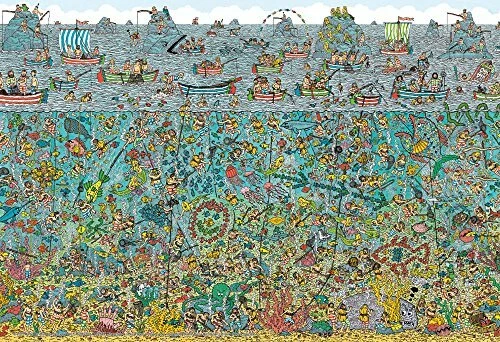 150 PIECE JIGSAW Wizard's Wally? Deep Sea Diver Large Piece (26 x 38 cm ...