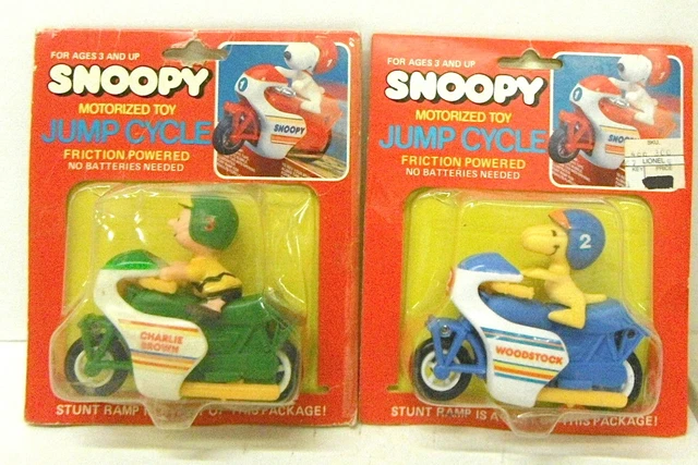 1980'S VINTAGE AVIVA Snoopy Motorized Toy Series Woodstock #2 Charlie Brown #3 $46.22 - PicClick CA