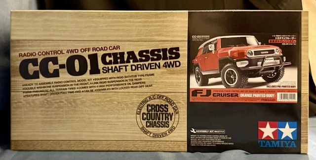 TAMIYA FJ CRUISER Cc-01 Chassis Painted Orange Body £411.13 - PicClick UK