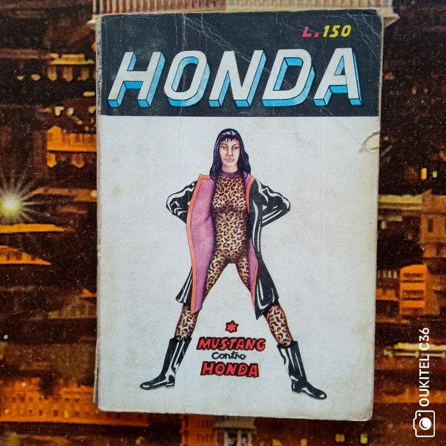 FUMETTO HONDA N.1 "mustang contro honda" ED.FERRARI 1967 numero unico ...